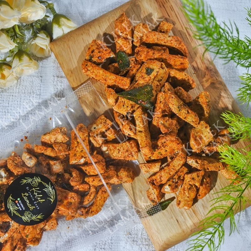 Jual Basreng merek Berkah Jaya Pedas Daun Jeruk dan Original daun Jeruk ...