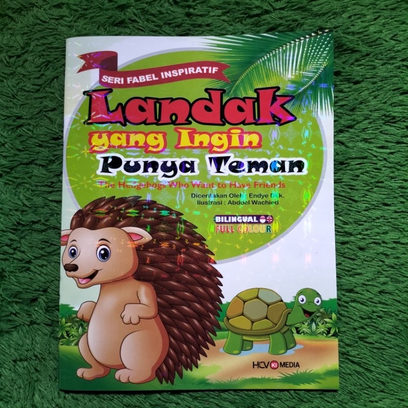 Jual BUKU FABEL CERITA ANAK DAN DONGENG BINATANG BILINGUAL UKURAN BESAR ...