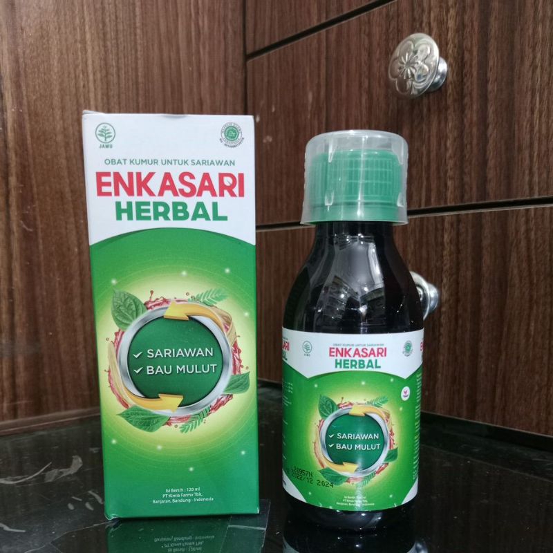 Jual Enkasari Herbal 120ml - Obat kumur sariawan - ED 12/2024 | Shopee ...
