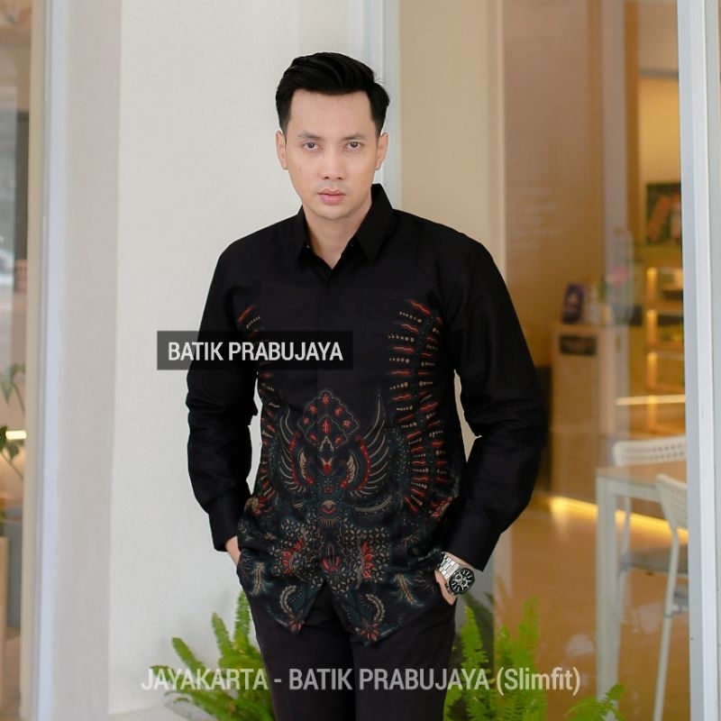 Jual JAYAKARTA Kemeja Batik Pria Slimfit Modern Premium Lengan Panjang ...