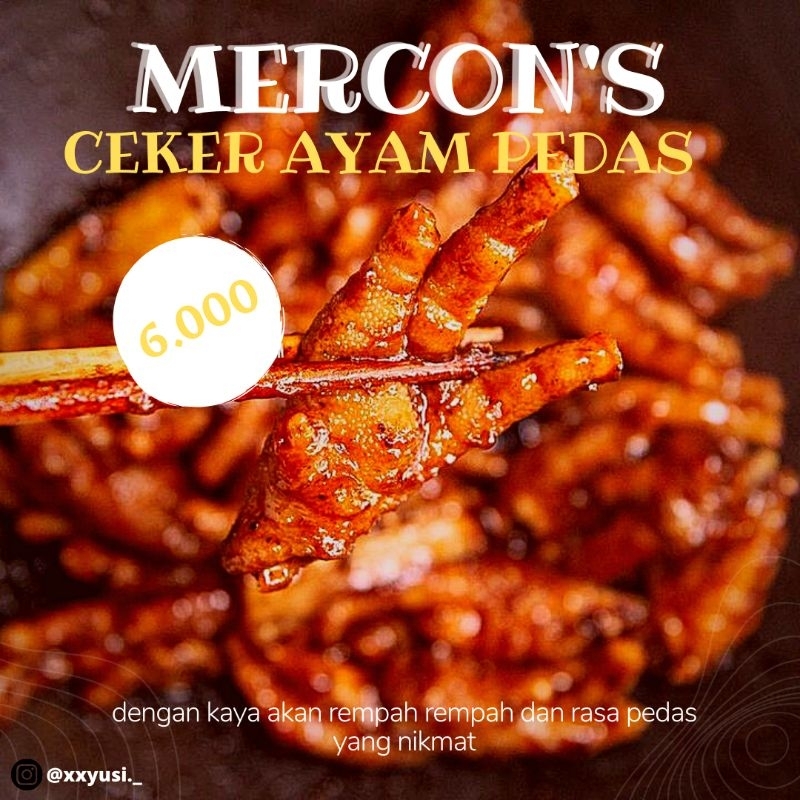 Jual MERCON'S Ceker Ayam Pedas | Shopee Indonesia