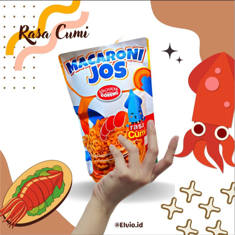 Jual Snack Makaroni Goreng Cemilan Asli Indonesia 100 gr by Macaroni ...