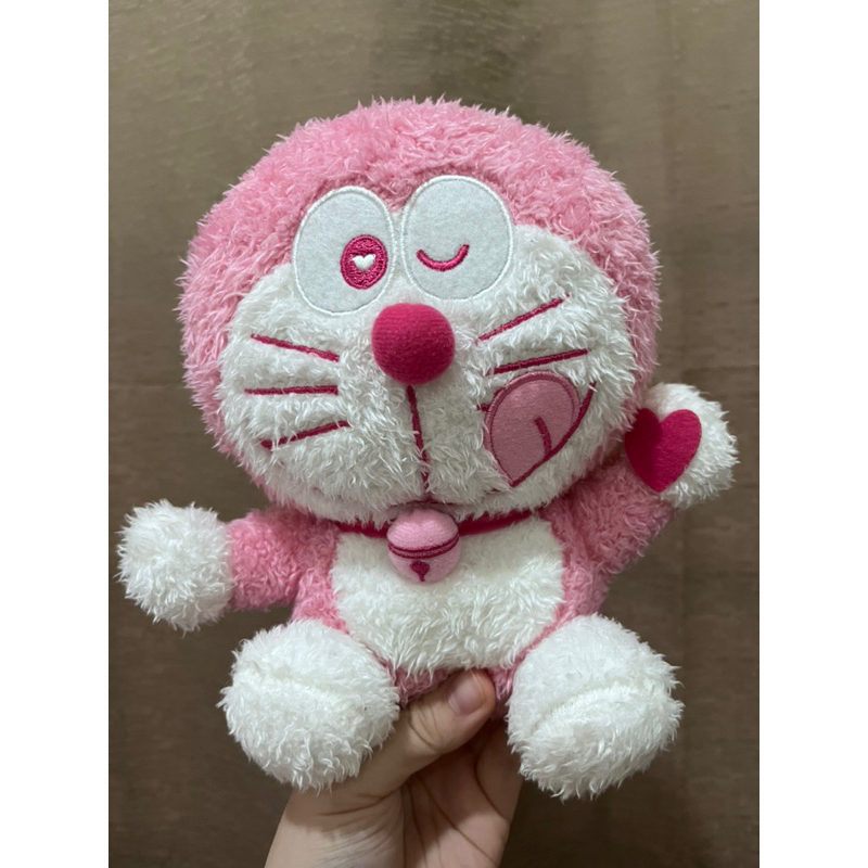 Jual Boneka Doraemon Pink Love 21cm Fujiko Pro SK Japan | Shopee Indonesia