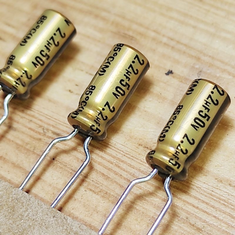 Jual Elco 2.2uf Nichicon FG FINE GOLD 50V Audio Elco Capacitor Japan Hi ...
