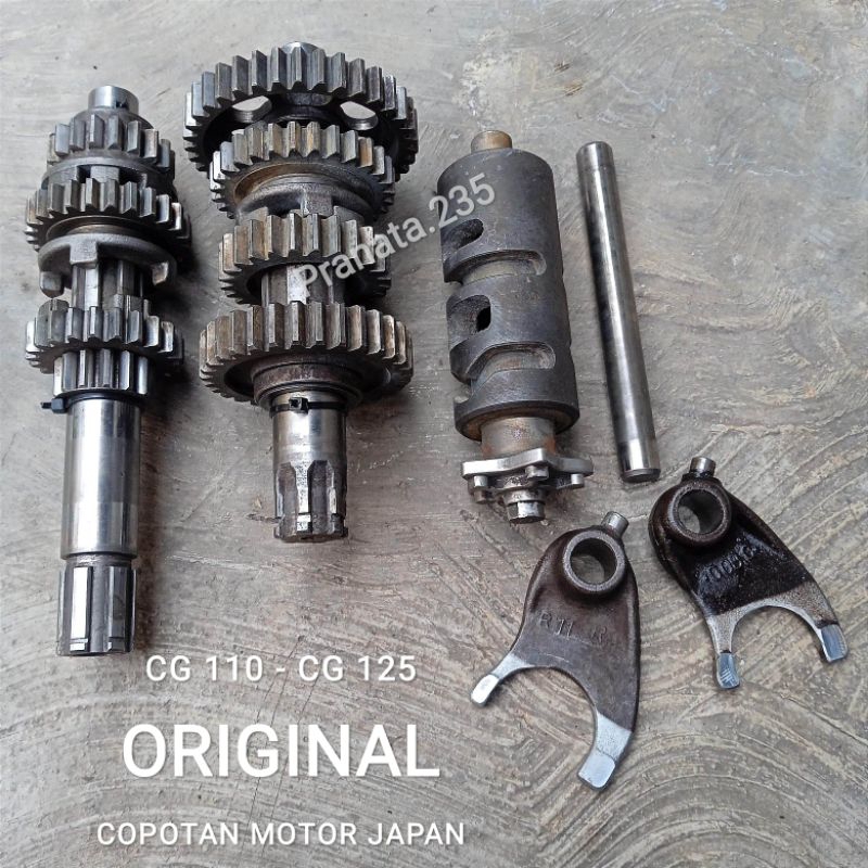 Jual ORIGINAL Set Gigi Rasio Honda CG 110 CG 125 JAPAN Copotan Motor ...