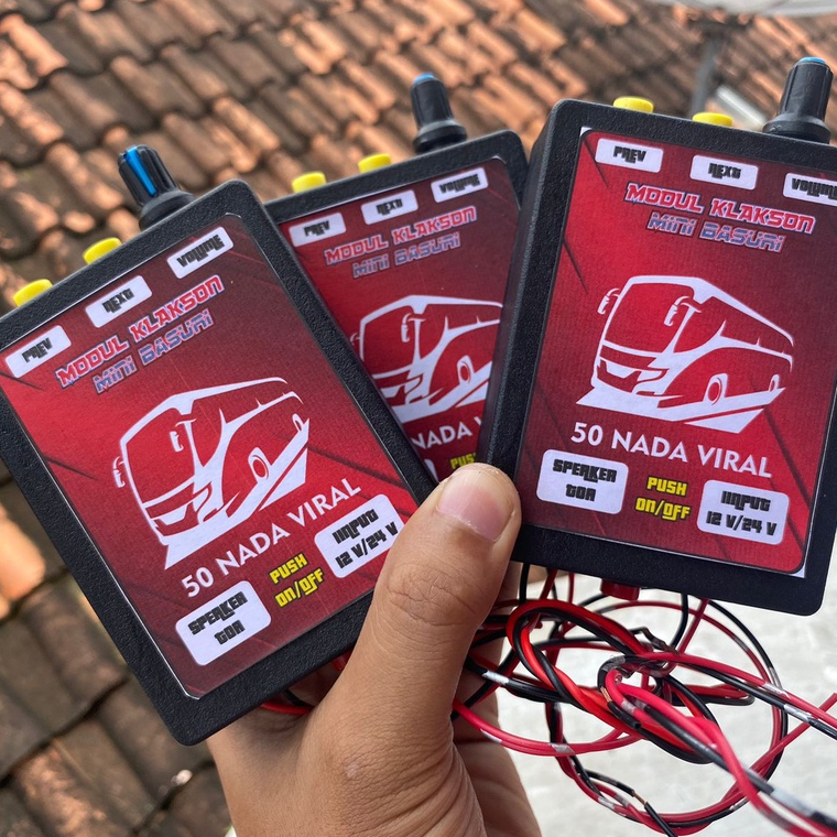 Jual MODUL KLAKSON TELOLET NADA BASURI ELEKTRIK TOA 50 NADA 12 V 24 V ...