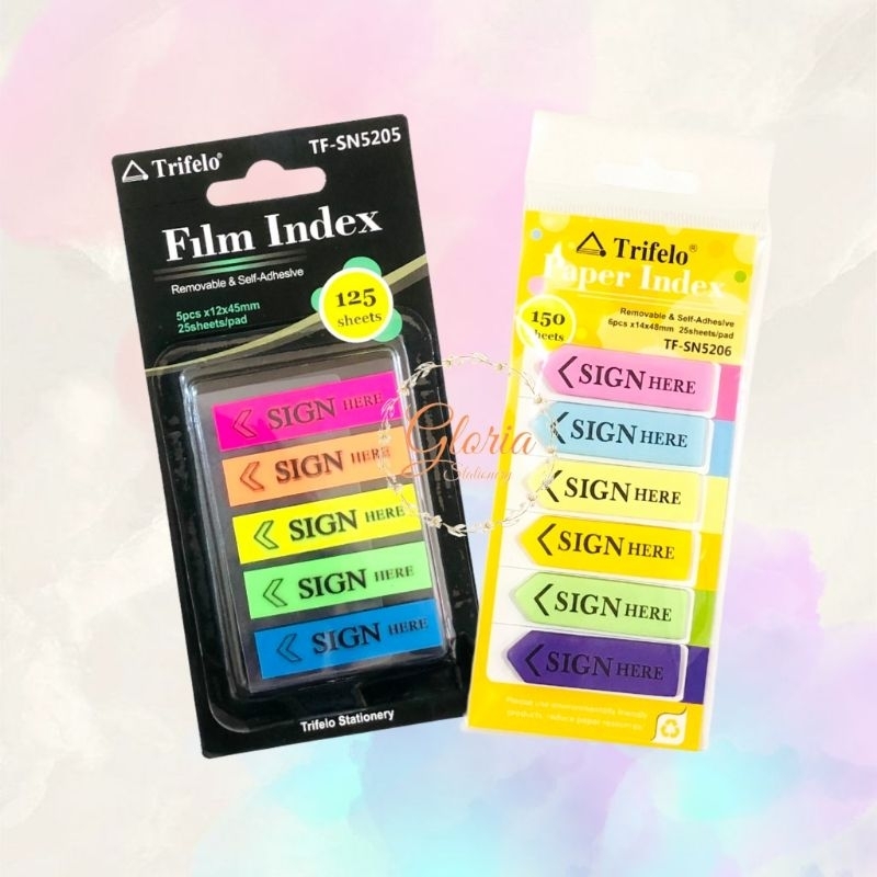 Jual Trifelo sign here index TF SN 5205/ Sign here TF SN 5205 Trifelo ...