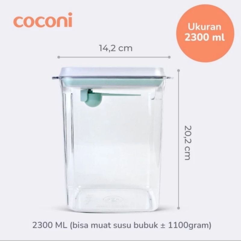 Jual COCONI Pop Up Airtight Food Container ( Toples Kedap Udara ...