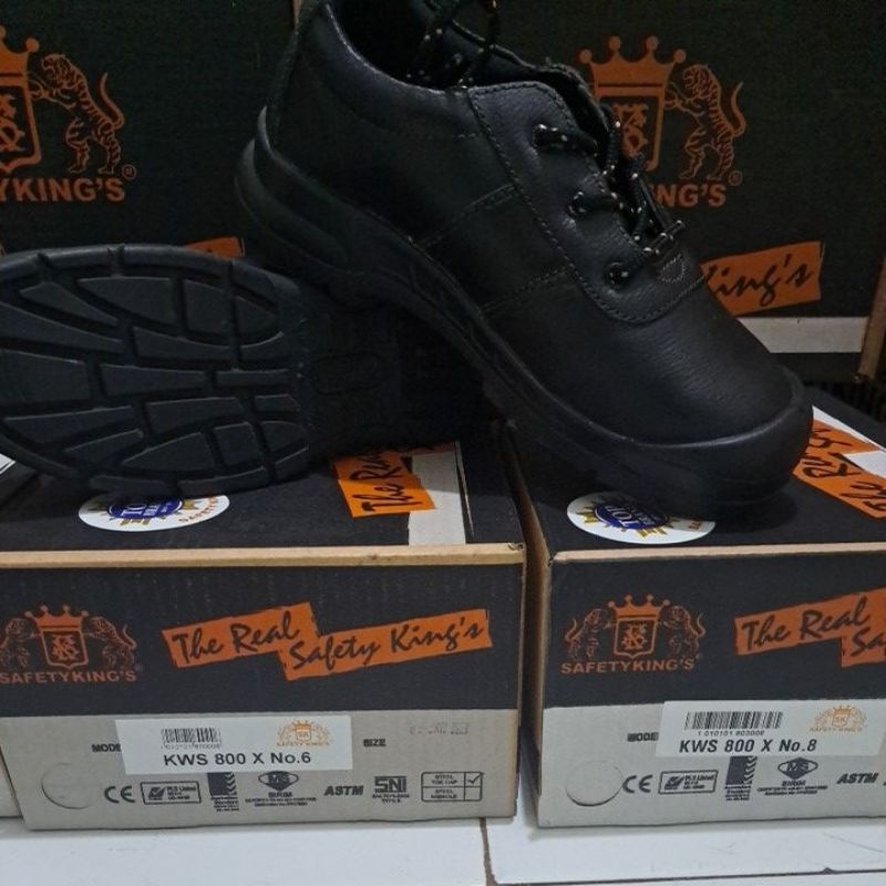 Jual Sepatu safety Kings Kws 800X original produk safety kings | Shopee ...
