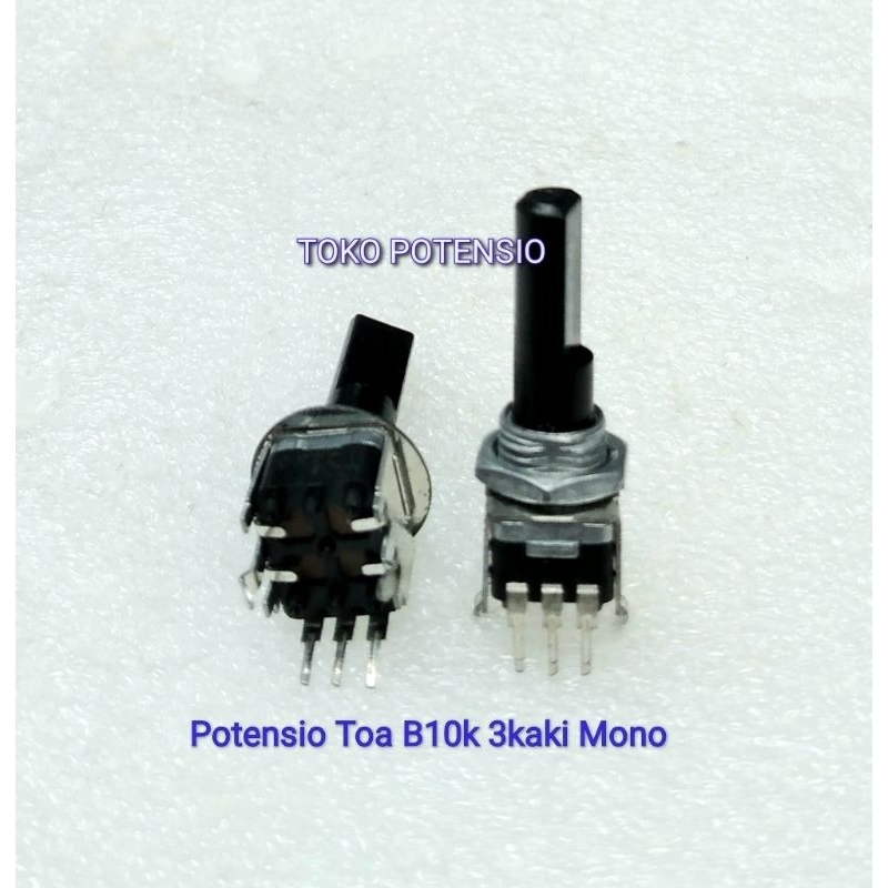 Jual POTENSIO TOA B10K MONO 3KAKI | Shopee Indonesia