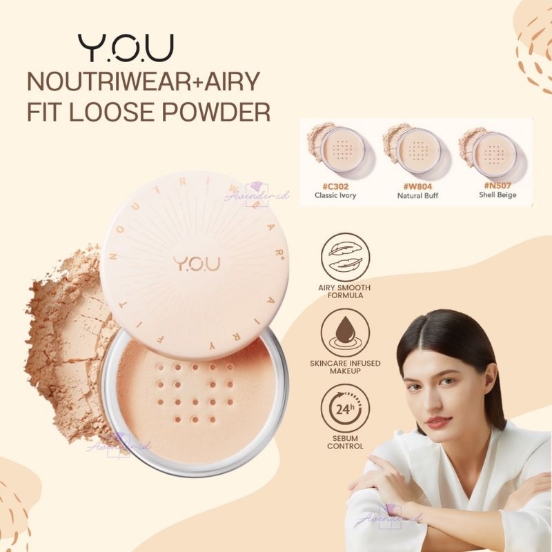 Jual YOU NoutriWear+ Airy Fit Loose Powder | Shopee Indonesia