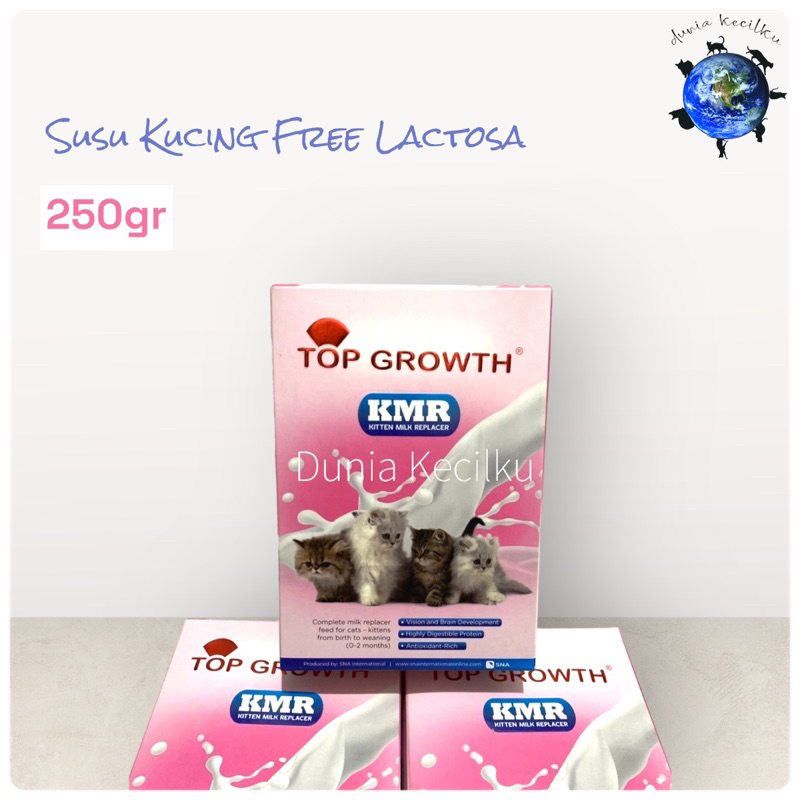 Jual Susu Kucing Top Growth Kitten Milk Replacer (1 Dus 250 GR ...