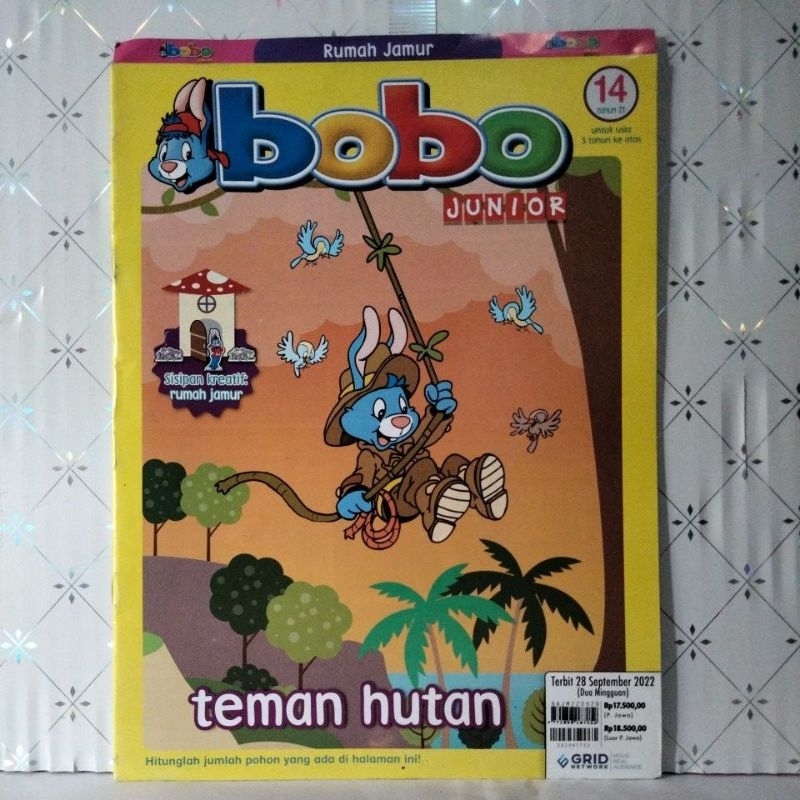 Jual MAJALAH BOBO jUNIOr 28 SEPTEMBER 2022 | Shopee Indonesia