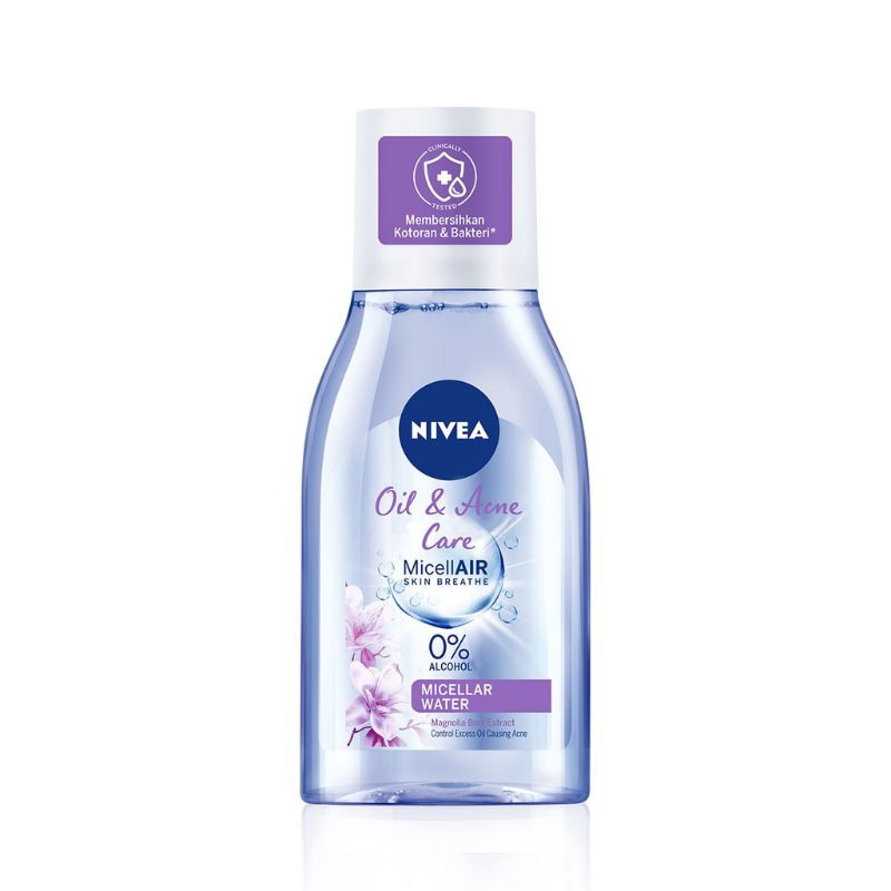 Jual Nivea micellar water oil&acne care 125 ml | Shopee Indonesia
