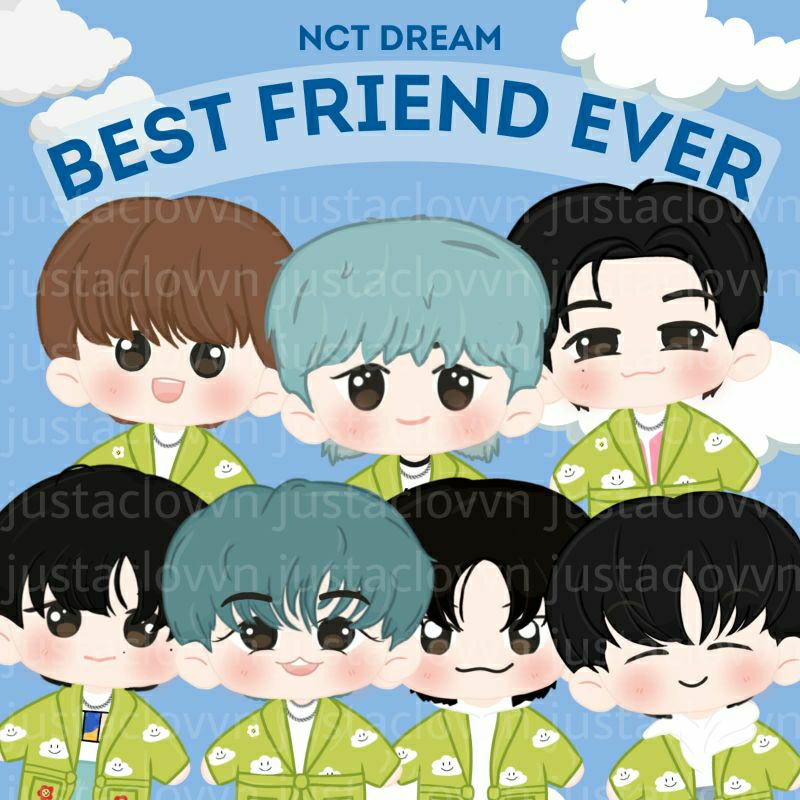 Jual NCT Dream Best Friend Ever Keychain Gantungan Kunci Akrilik dan ...