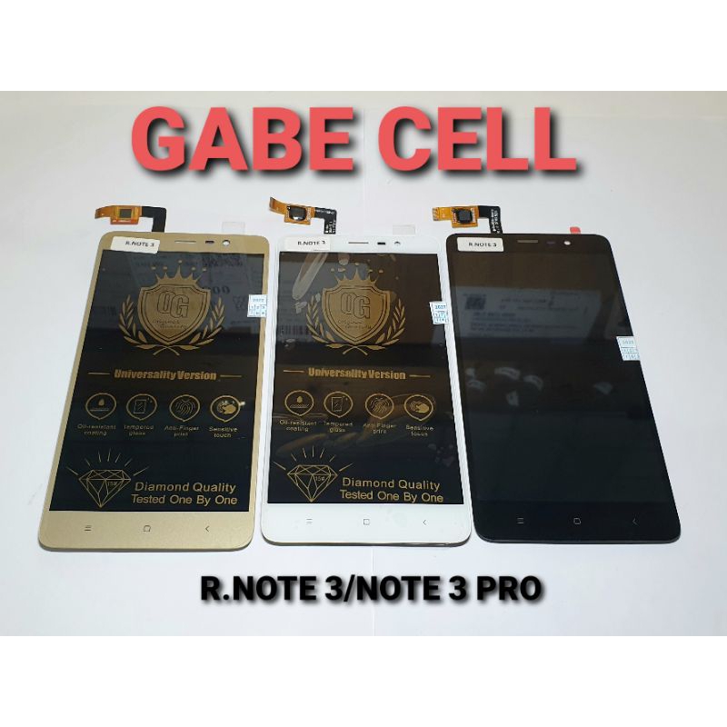 Jual LCD REDMI NOTE 3/NOTE 3 PRO FULLSET TOUCHSCREEN | Shopee Indonesia