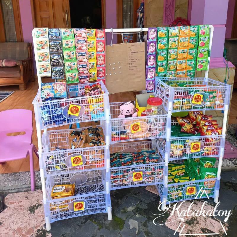 Jual RAK WARUNG KERANJANG SERBAGUNA - RAK JAJANAN - RAK UNTUK TARO CIKI ...
