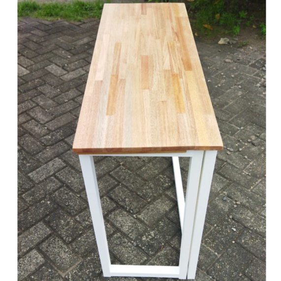 Jual Meja Lipat 90x30 Tinggi 50/60/70/75/80/90/100/105 cm Full Kayu ...