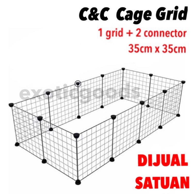 Jual C&C CAGE GRID KONEKTOR GRID CAGE KANDANG KELINCI KANDANG MARMUT ...