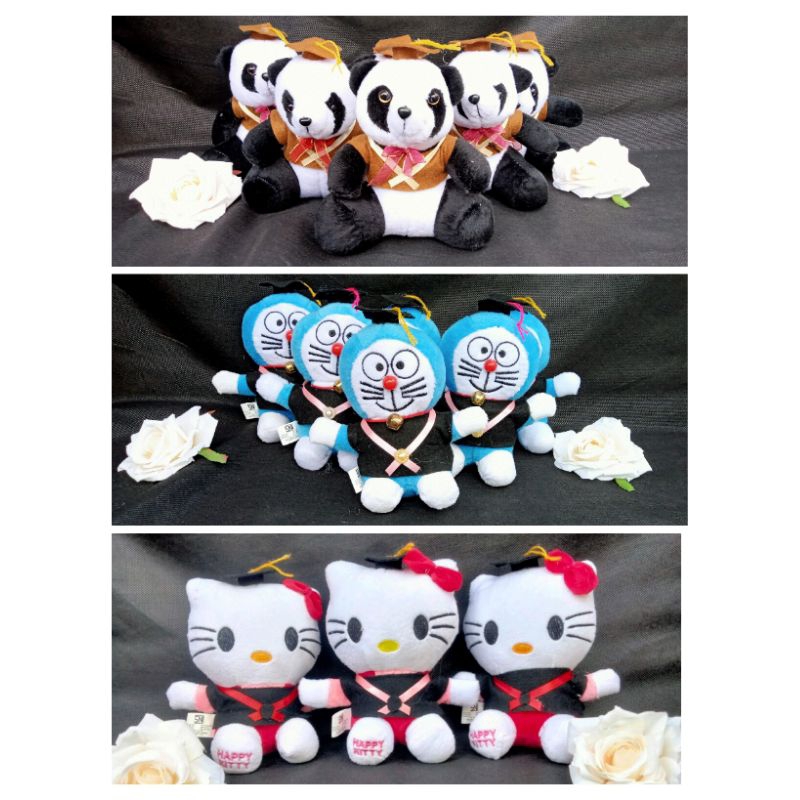 Jual Boneka doraemon wisuda, Panda Wisuda, Hello Kitty wisuda | Shopee ...