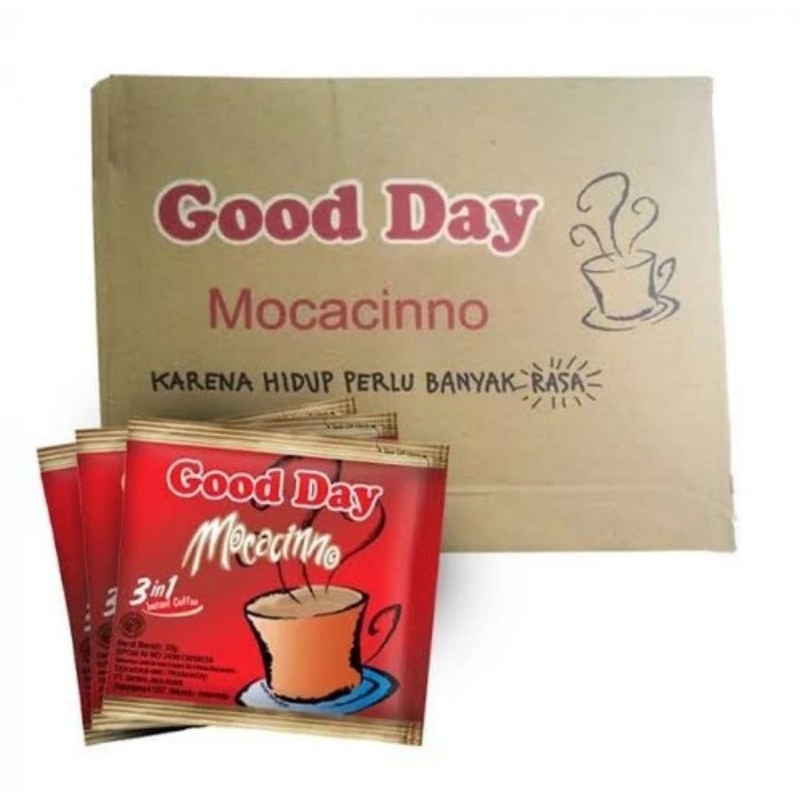 Jual Good Day Moccacino Kopi Instan 1 dus 5 Bag ( 5 x 50 sachet ...