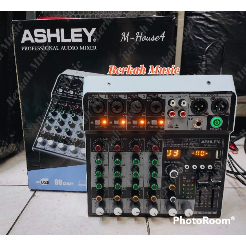 Jual Mixer Ashley M House4 4Channel Original M House 4 | Shopee Indonesia