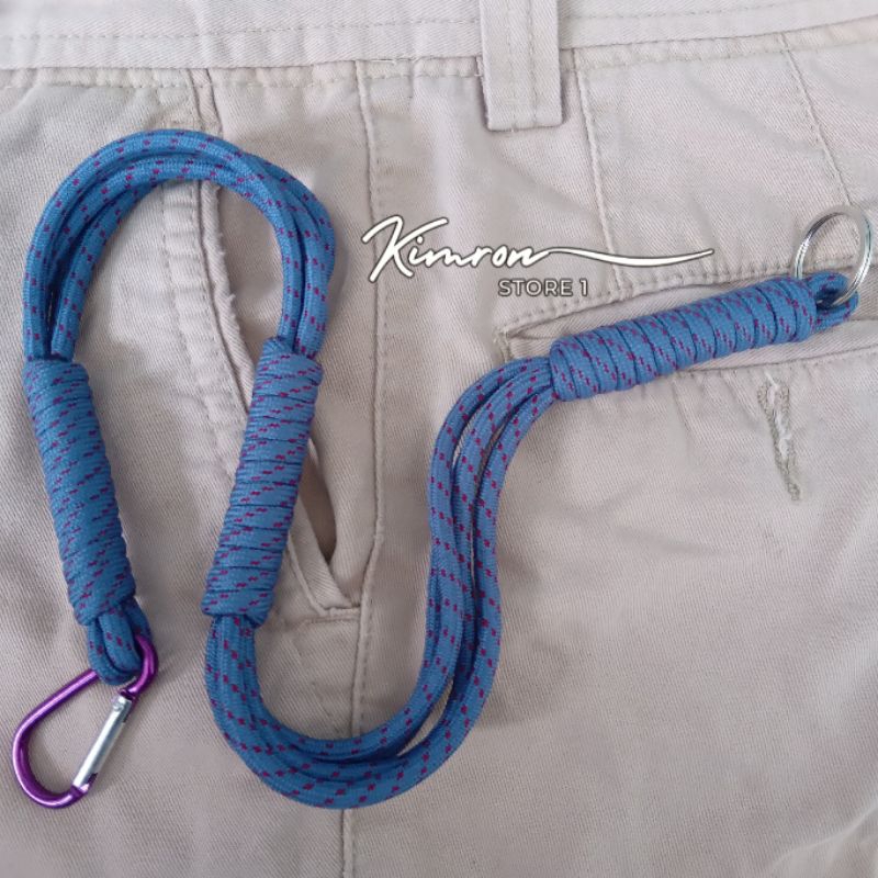 Jual Tali Dompet Pria Keren Motif Skull Paracord Pengaman Dompet Rantai ...