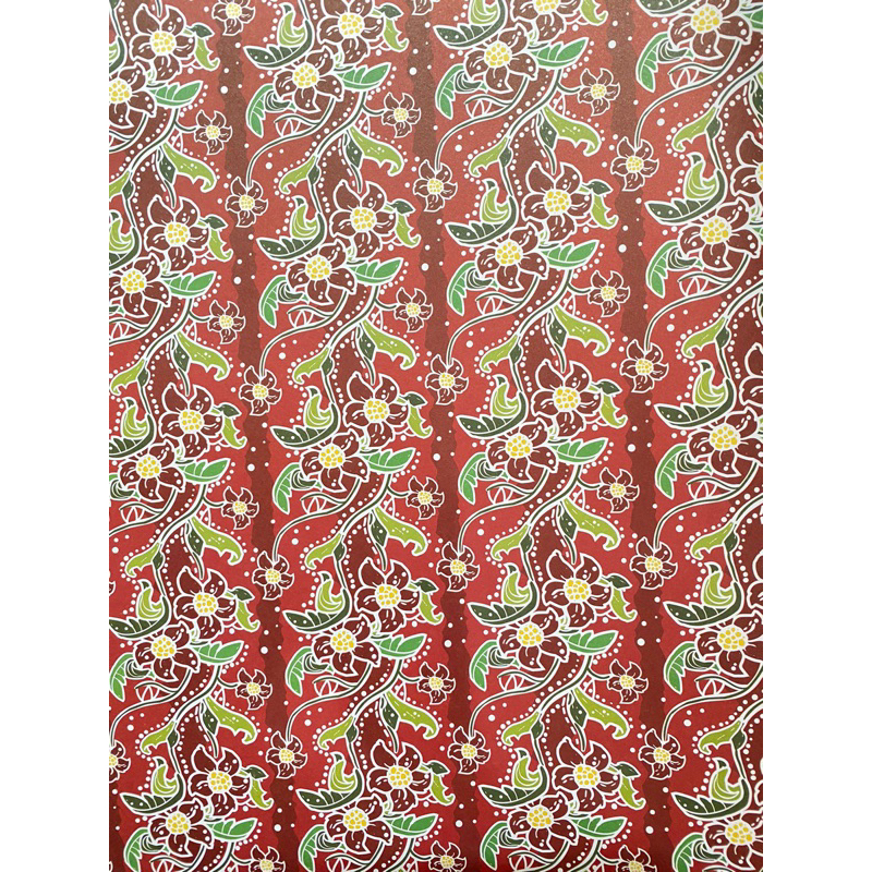 Jual KERTAS KADO SANSAN WAWA MOTIF BATIK BATIK BUNGA BATIK | Shopee ...