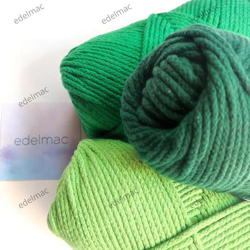 Jual Tali Macrame Braided Cotton Rope 4mm Colorful 500gram | Shopee ...
