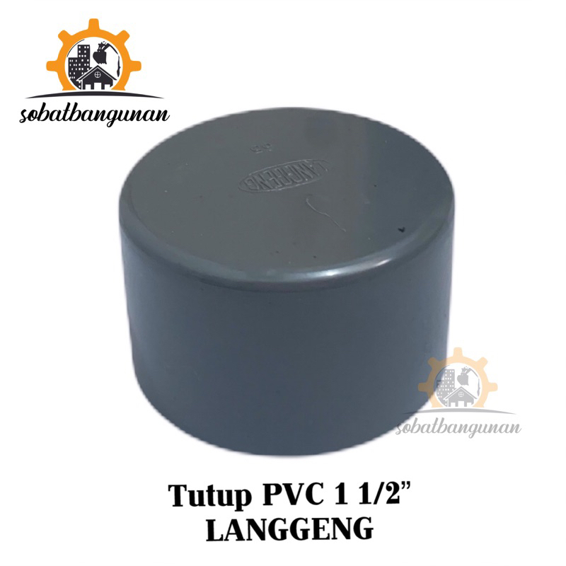 Jual TUTUP PVC 1 1/2” AW LANGGENG / Dopen 1 1/2” TEBAL / Dop PVC 1 1/2 ...