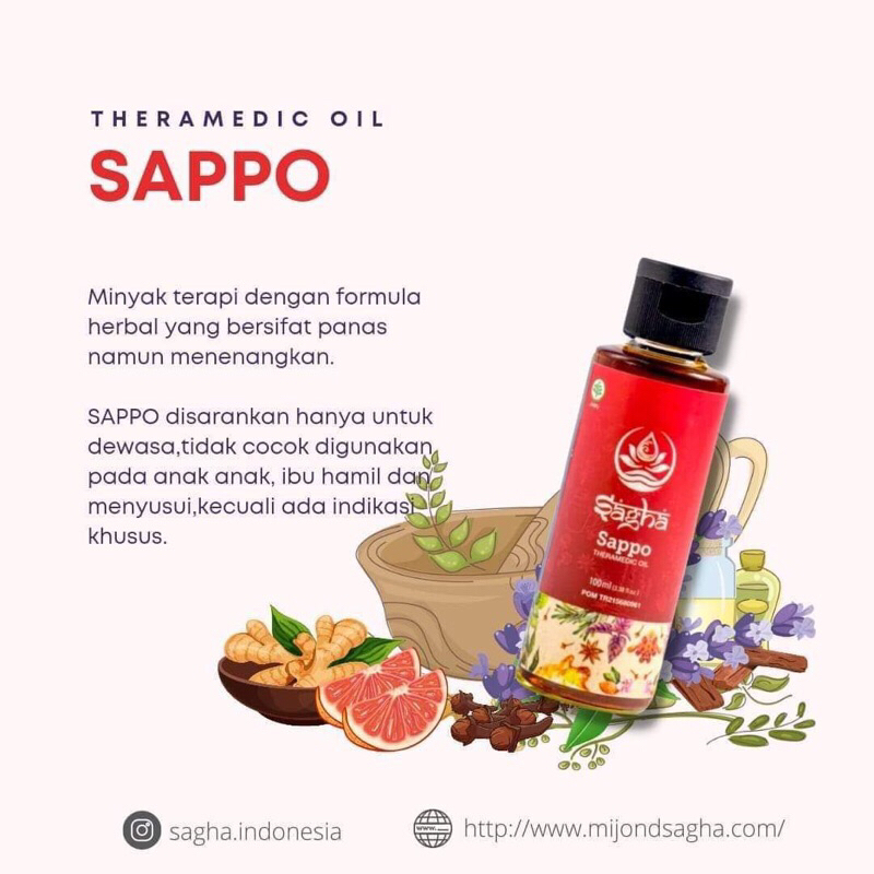 Jual SAGHA OIL SAPPO 100ML | Shopee Indonesia
