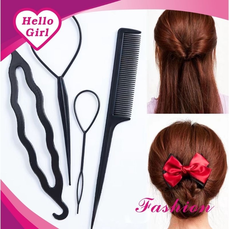 Jual Alat styling I Set Sisir dan Style Rambut I 4 in 1 Alat Penata ...