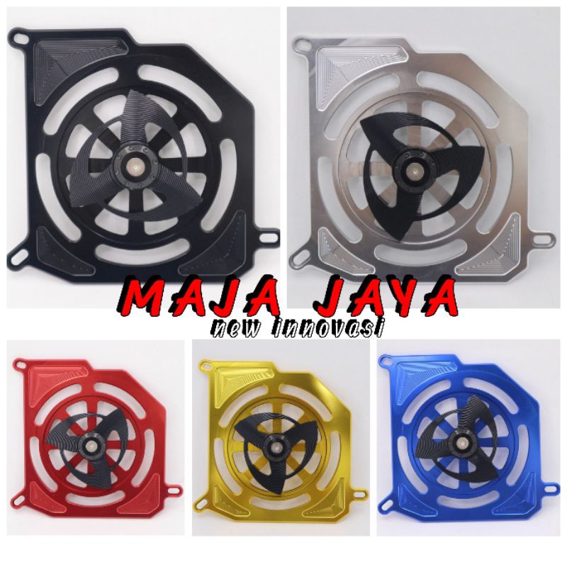 Jual Cover Tutup Radiator CNC Model kipas Aerox Nmax Lexi Bisa putar ...