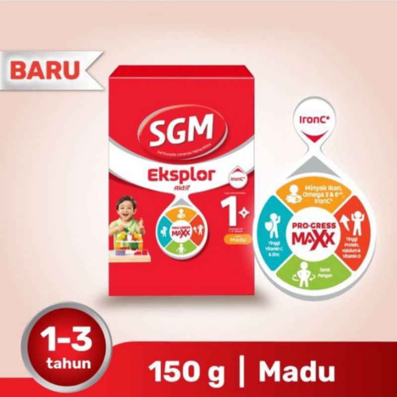 Jual SGM Eksplor 1 plus 150 gram ( Madu & Vanila ) | Shopee Indonesia