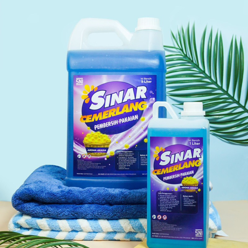 Jual Pembersih Pakaian / Detergent Sinar Cemerlang 1L | Shopee Indonesia