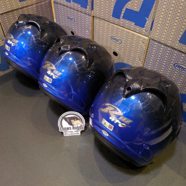 Jual HELM ARC RITZ Original Malaysia Two tone Blue | Shopee Indonesia