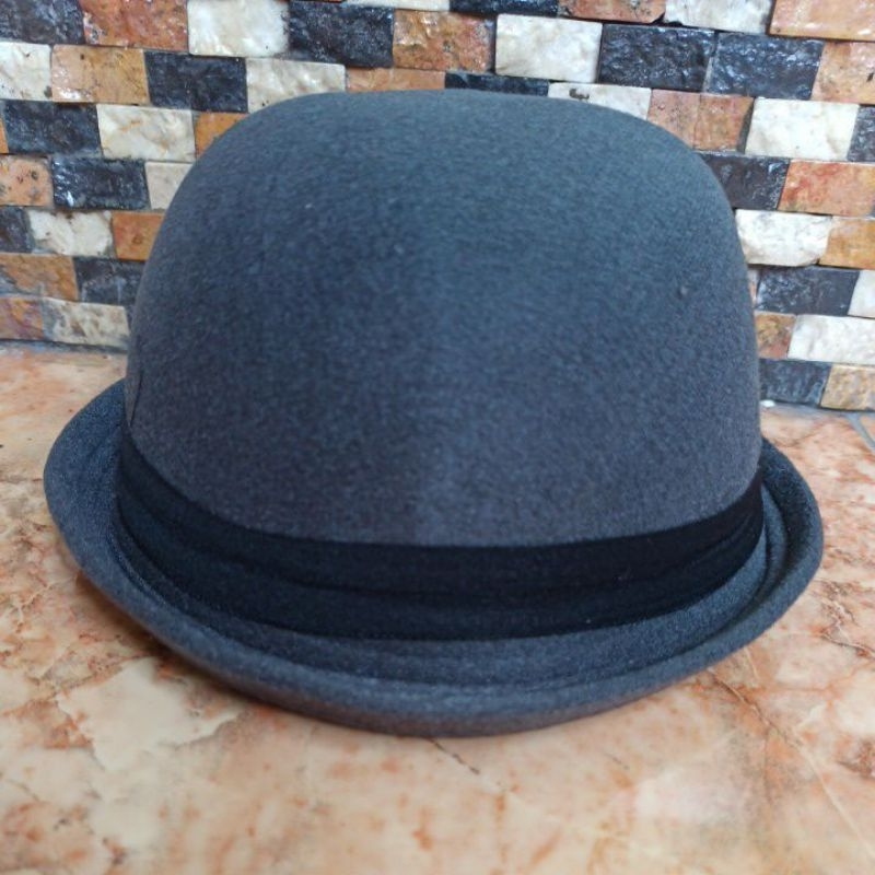 Jual TOPI CHAPLIN / BOWLER HAT DEWASA | Shopee Indonesia