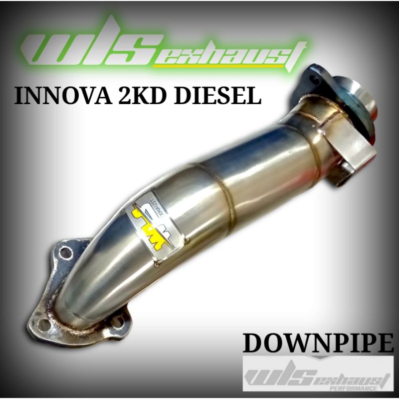 Jual DOWNPIPE INNOVA 2KD DIESEL FORTUNER NON VNT PNP STAINLESS STEEL ...