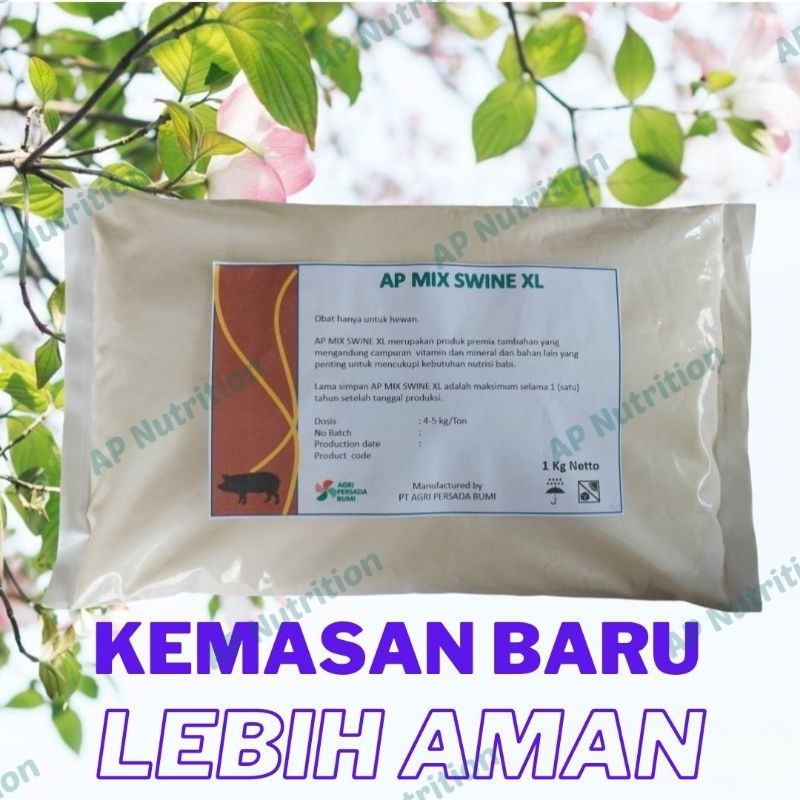 Jual AP MIX SWINE XL @1KG ( Premix Tambahan Pakan Induk Babi) | Shopee ...