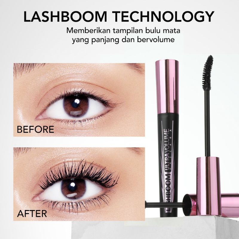 Jual (GOSEND/COD) YOU LASHBOOM ULTRA VOLUME MASCARA | MASKARA WATERPROOF | Shopee Indonesia