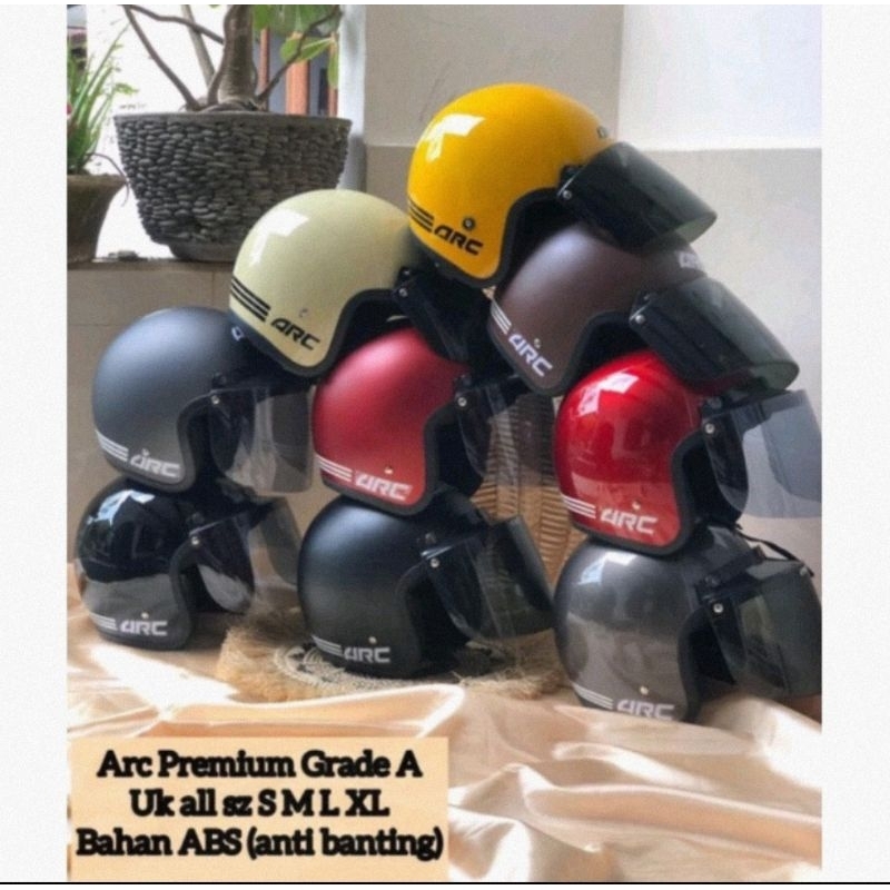 Jual Helm ARC (abu dof) | Shopee Indonesia