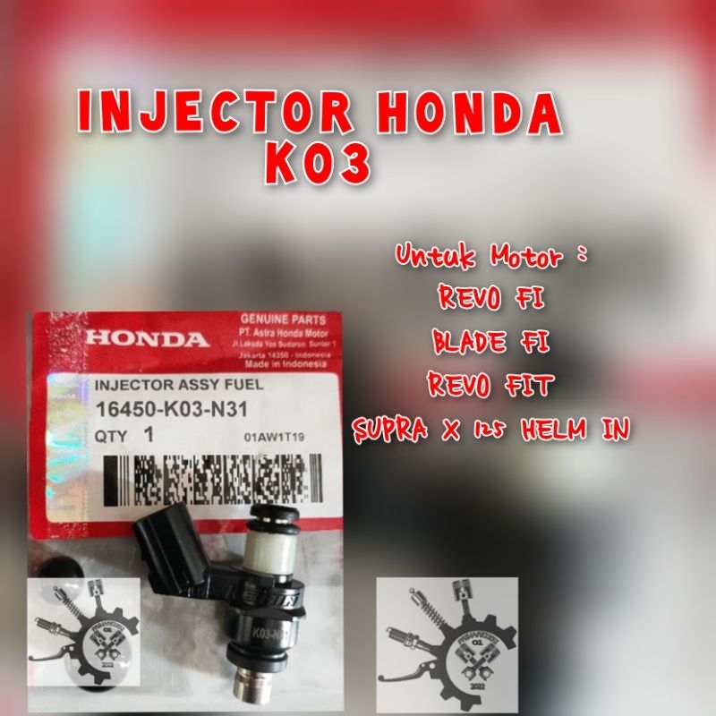 Jual Injektor Injector Honda Revo Fi Blade Fi Supra X 125 Helm In ...