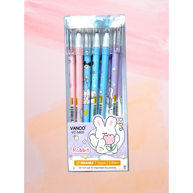 Jual Pulpen Gel Tinta Bisa Di hapus ISI 12 PCS / Gel pen Hapus ...