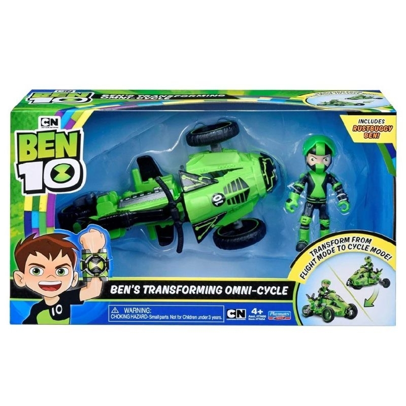 Jual BEN 10 Ben'Transforming Omni Cycle Pack Figure Original | Shopee ...