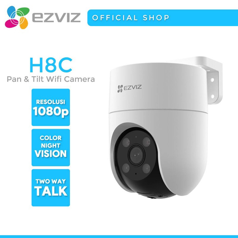 Jual Ezviz H8c Outdoor CCTV Pan&Tilt Wifi IP Camera Auto Tracking 1080p ...