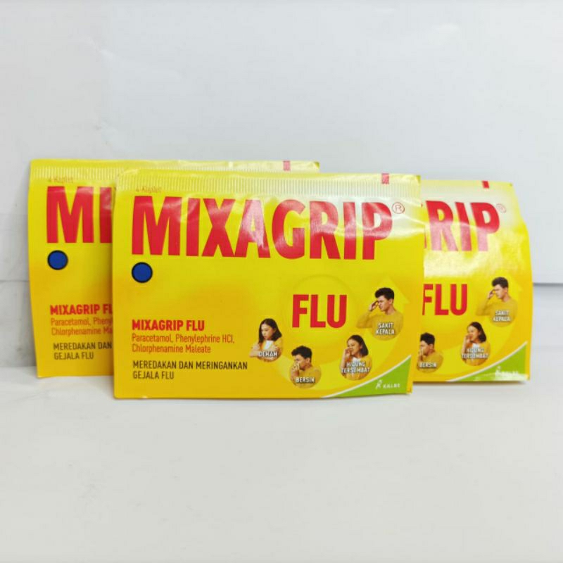 Jual Mixagrip Flu Tablet strip | Shopee Indonesia