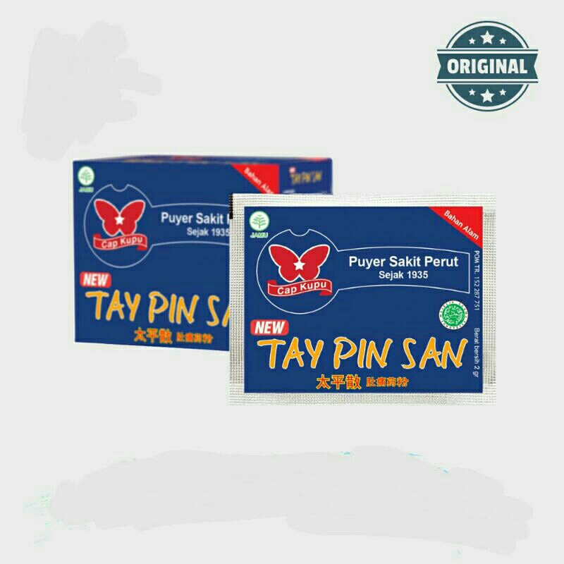 Jual Tay Pin San Jamu Cap Kupu-Kupu | Obat Diare | Sakit Perut ...