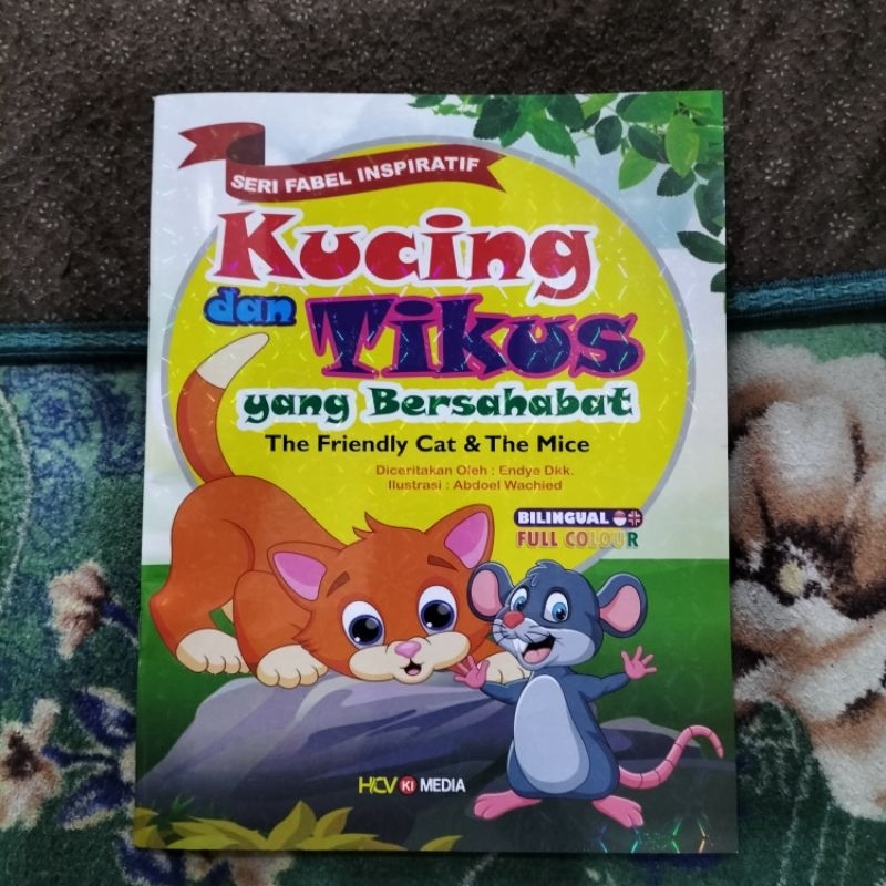 Jual BUKU FABEL CERITA ANAK DAN DONGENG BINATANG BILINGUAL UKURAN BESAR ...