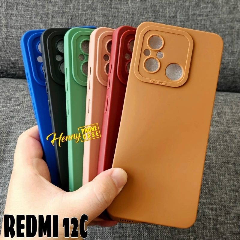 Jual REDMI 12C CASE PRO CAMERA MACARON CASE REDMI 12C | Shopee Indonesia