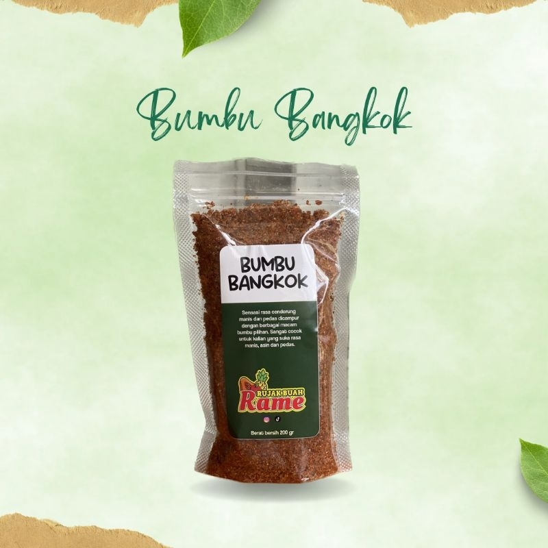 Jual Bumbu Bangkok Rujak Buah Rame 200gr | Shopee Indonesia